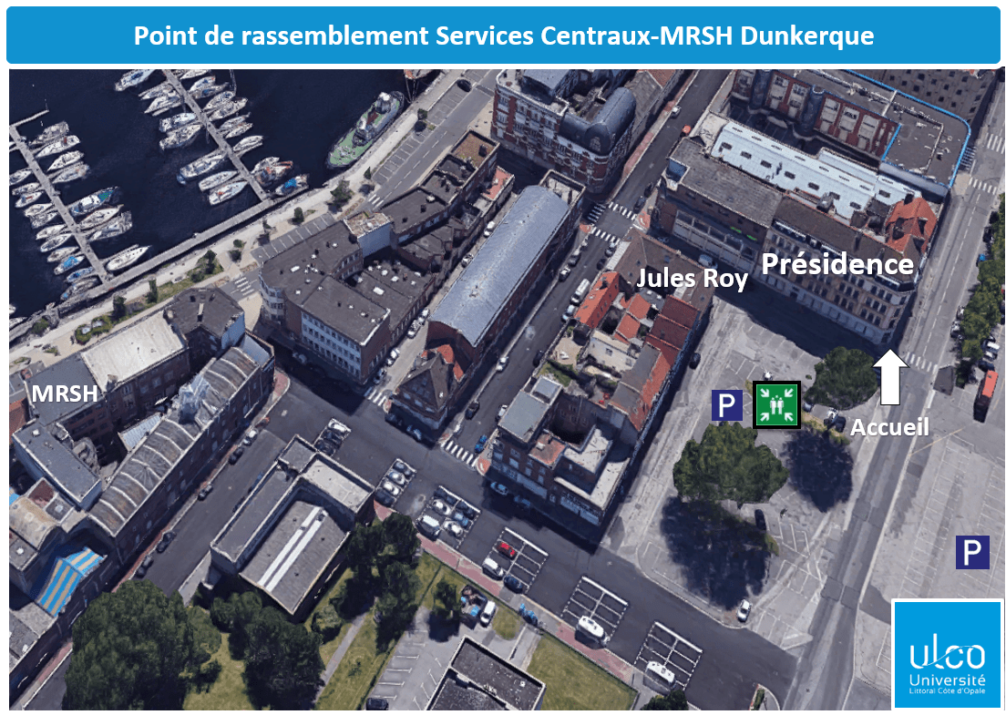 Localisation points de rassemblement Dunkerque – Santé – Sécurité