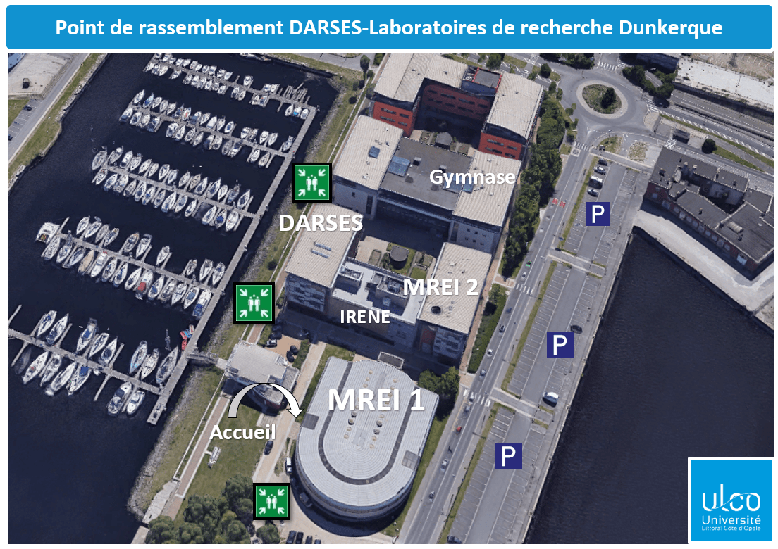 Localisation points de rassemblement Dunkerque – Santé – Sécurité